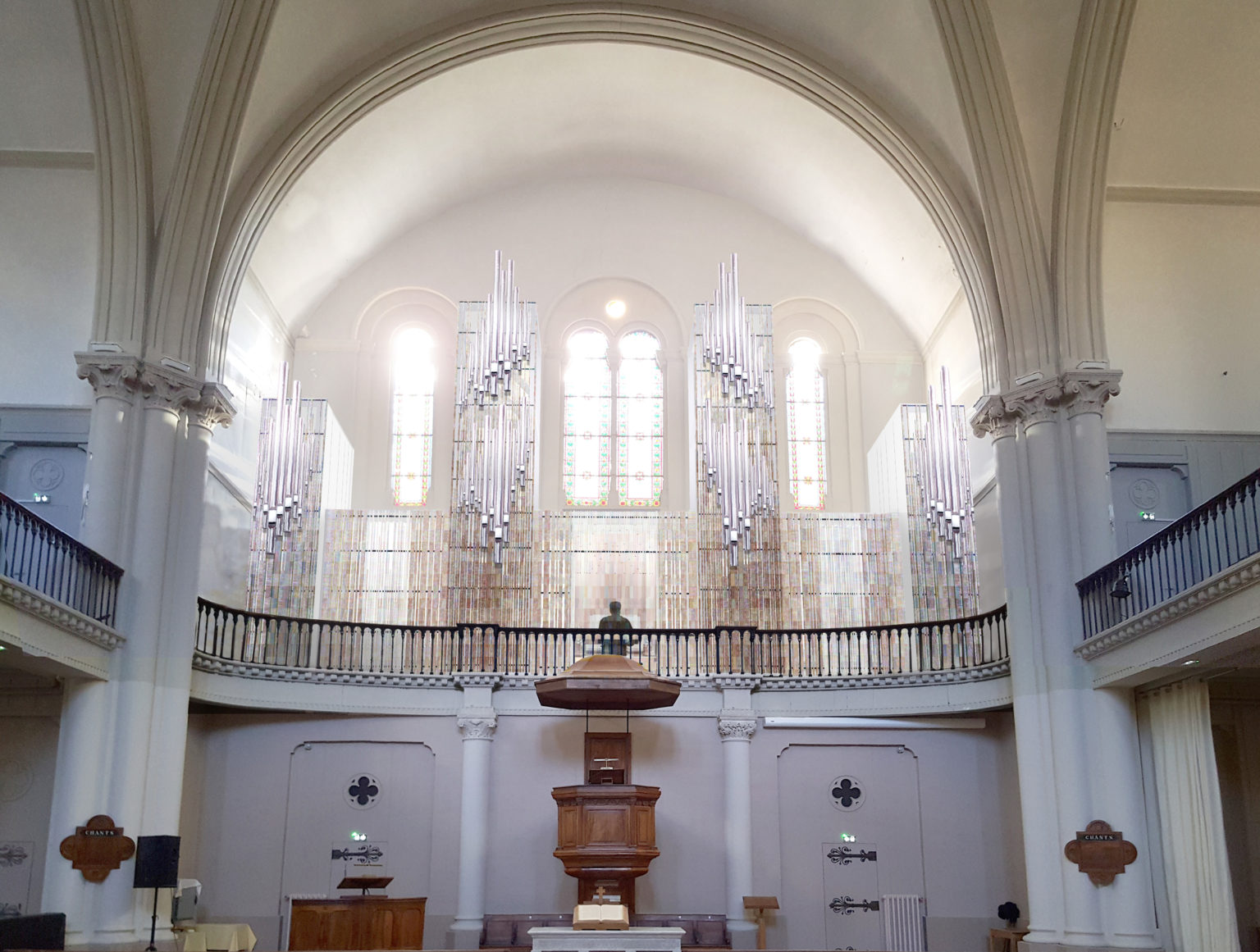 Montpellier - Temple Maguelone (Crédit archipat) - Orgue en France